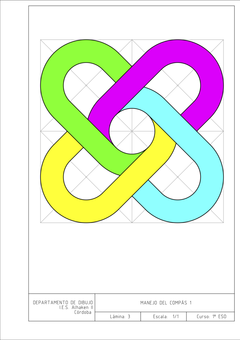 EPVA 1º ESO. LÁMINA 03: MANEJO DEL COMPÁS 1. - Blog de EPVA