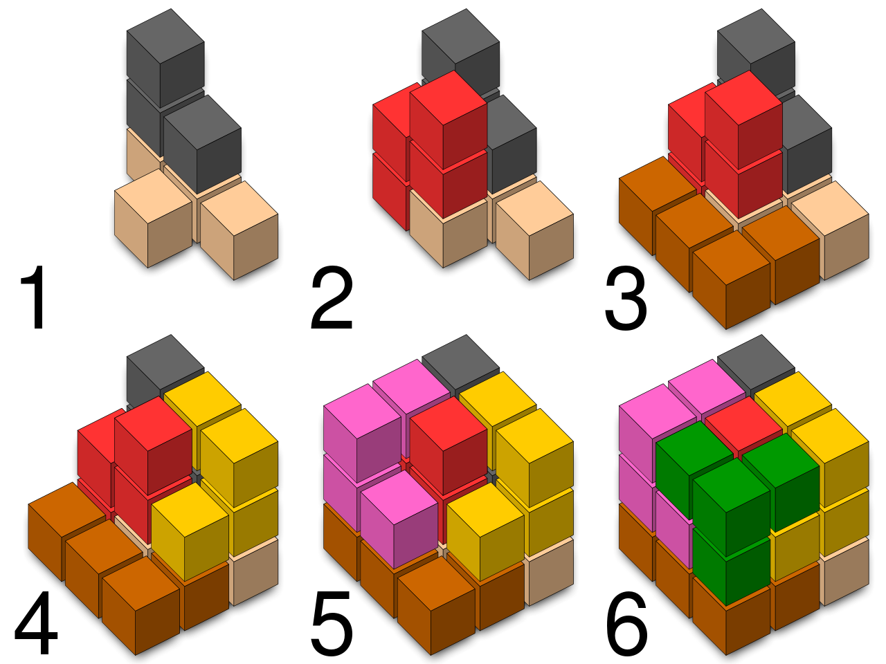 PUZZLE 3D: CUBO SOMA - Blog de EPVA