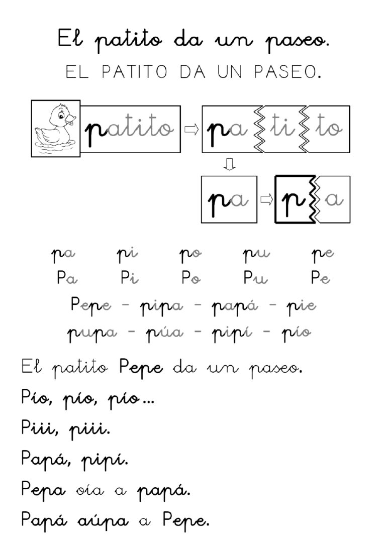 Lectura de la letra P - El Abezoo de Aurelio