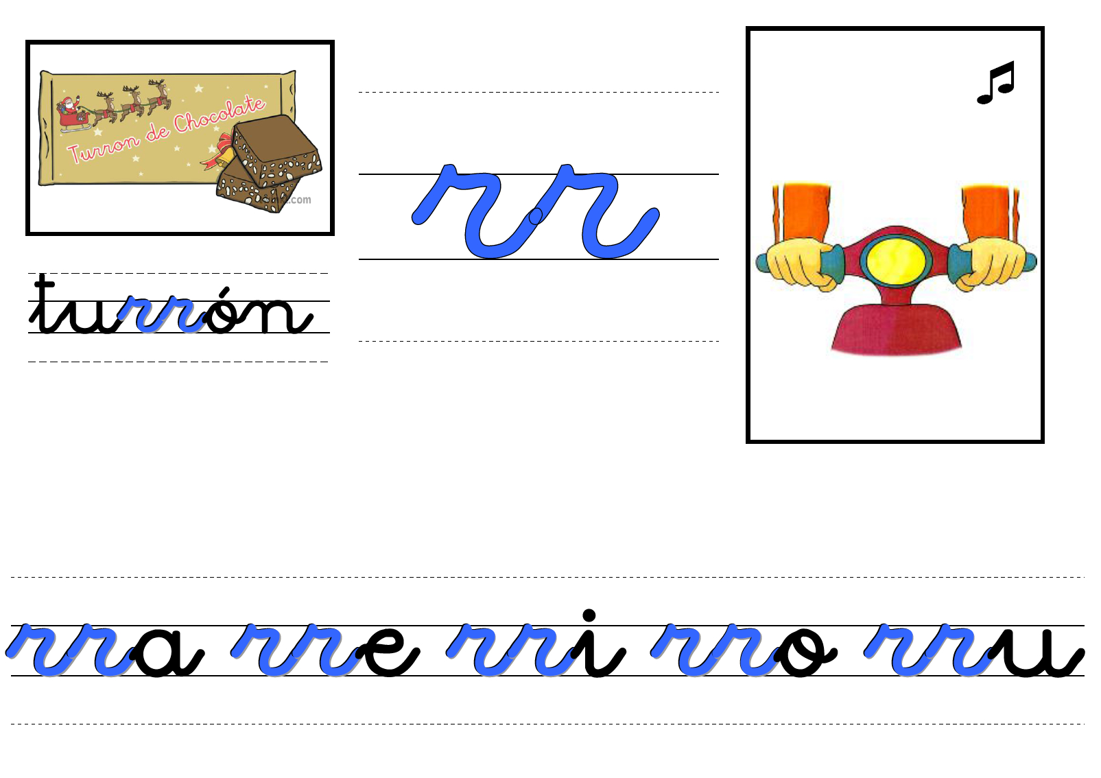 Carteles de la letra R fuerte - El Abezoo de Aurelio