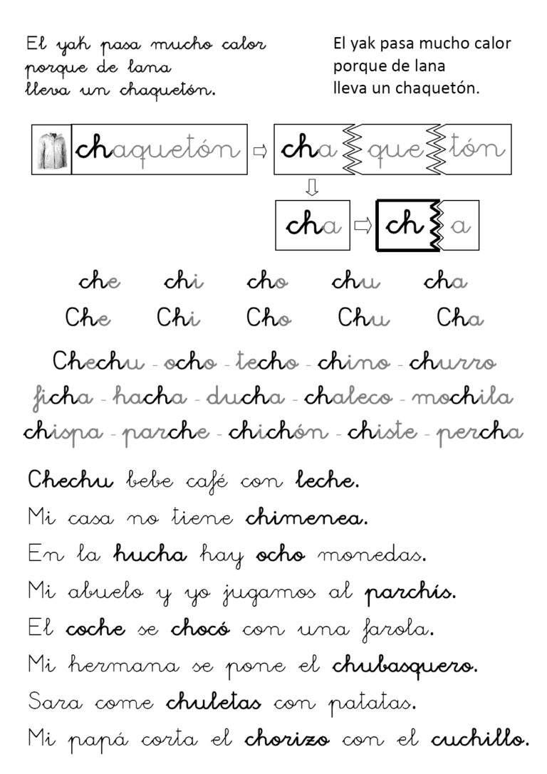 Lectura de la letra CH - El Abezoo de Aurelio