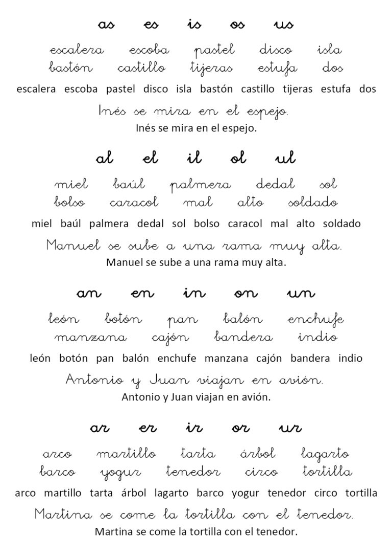 Lectura de sílabas Inversas 1 - El Abezoo de Aurelio