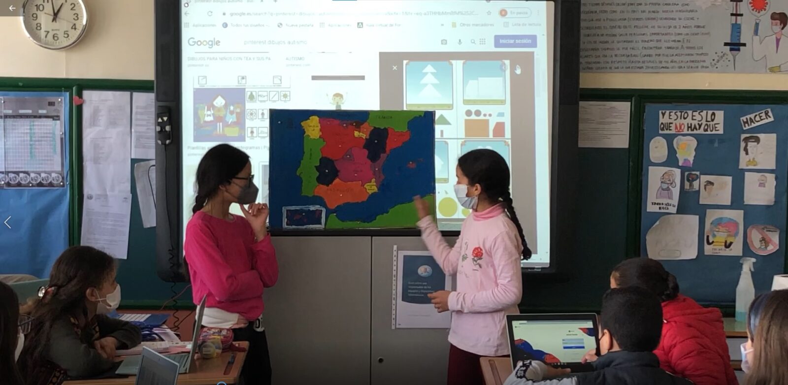 Proyecto STEAM – Mural interactivo de España con Makey Makey | CEIP LA ...