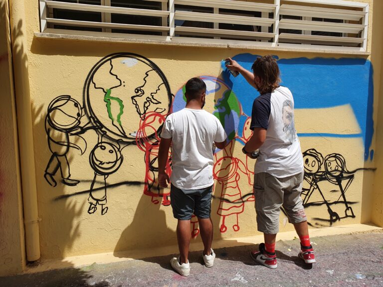 Mural por la IGUALDAD - CEIP Las Lomas, Roquetas de Mar