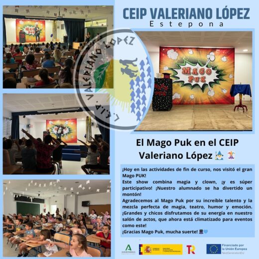 El mago Puk en el CEIP Valeriano López - CEIP Valeriano López