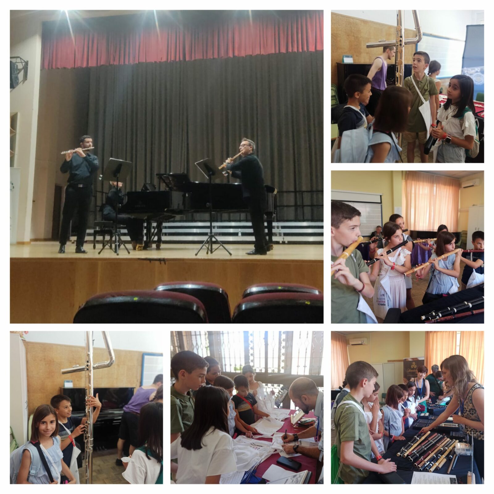 Convención de flautas en Málaga - C.E.M. "Luis de Narváez"