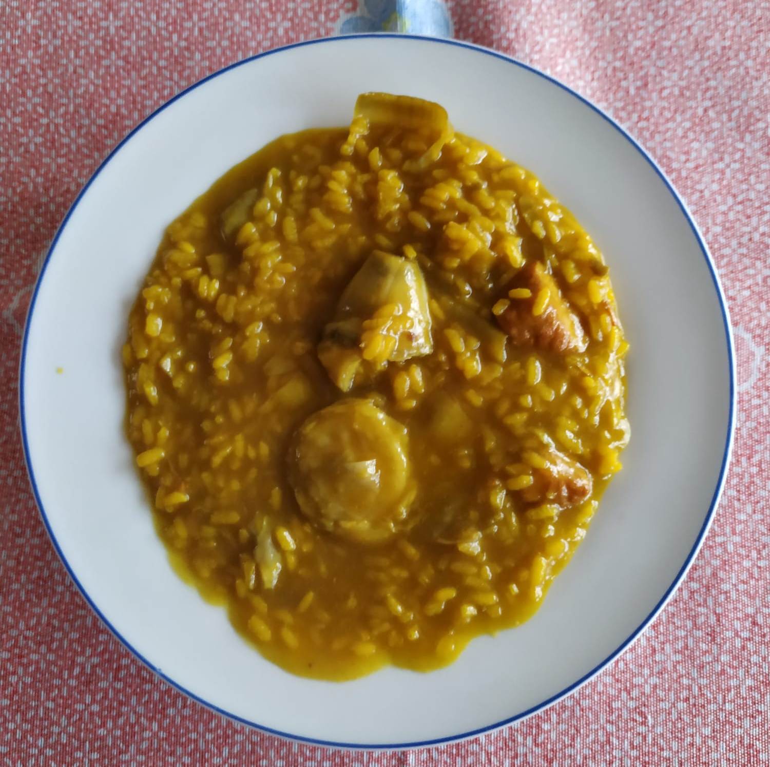 Arroz con cerdo y alcachofas - Recetas de cocina de toda una vida
