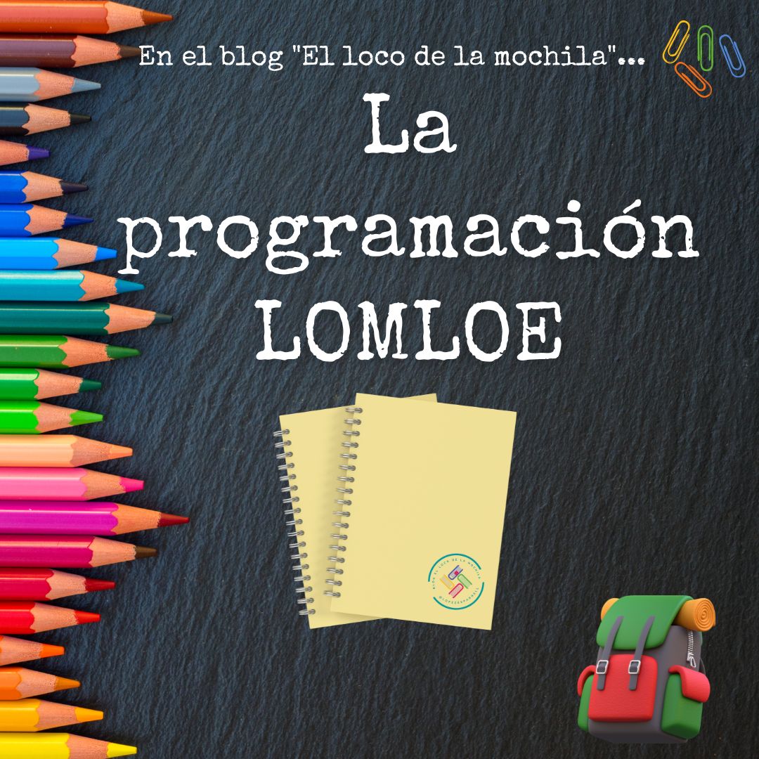 GUION PARA LA ELABORACIÓN DE UNA PROGRAMACIÓN DIDÁCTICA LOMLOE - El loco de la mochila