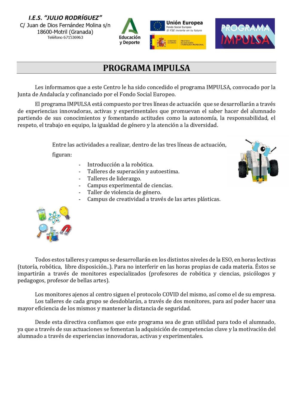 Programa impulsa - IES Julio Rodríguez