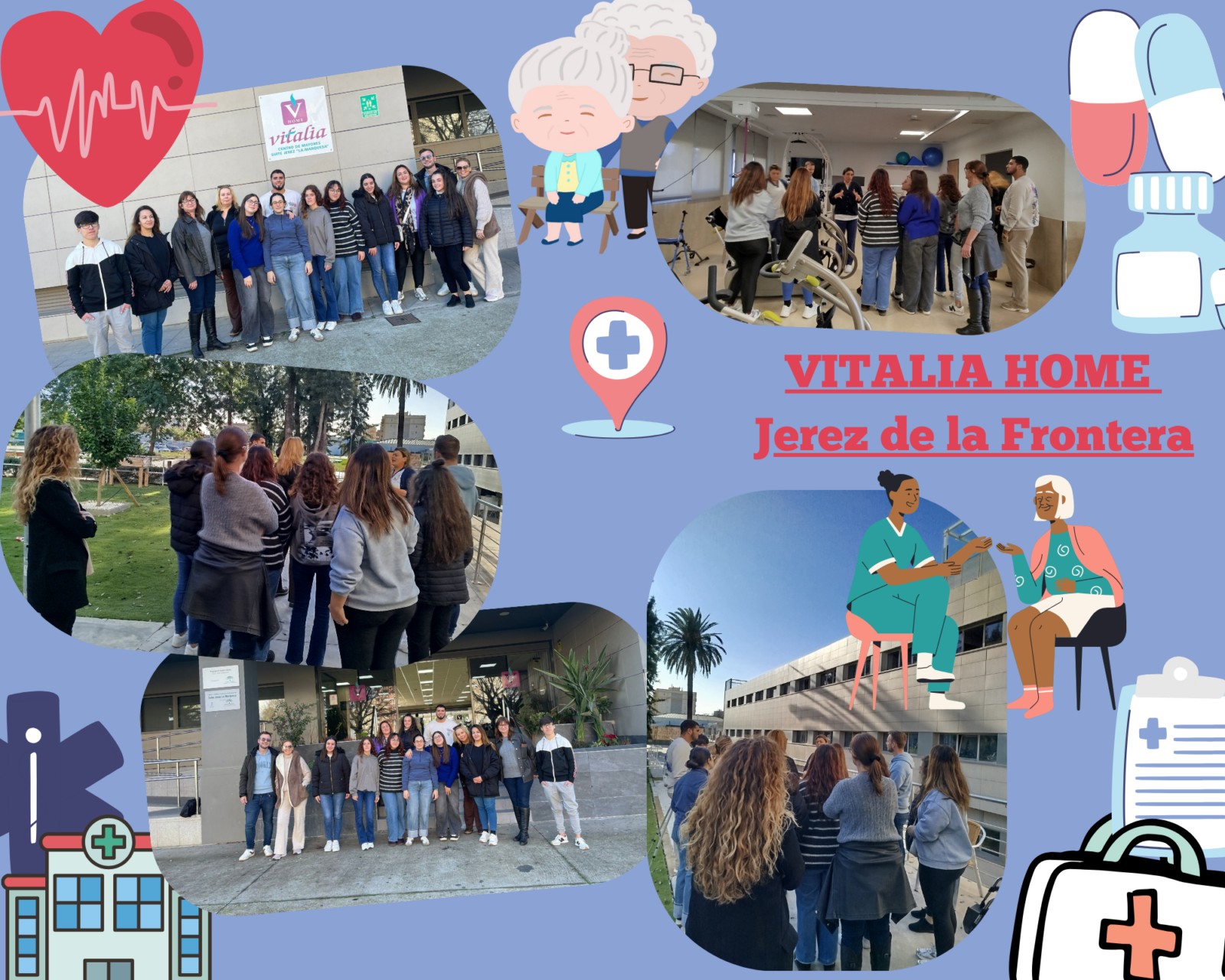 1º Cuidados Auxiliares de Enfermería: Visita a Vitalia Home Jerez - IES ...