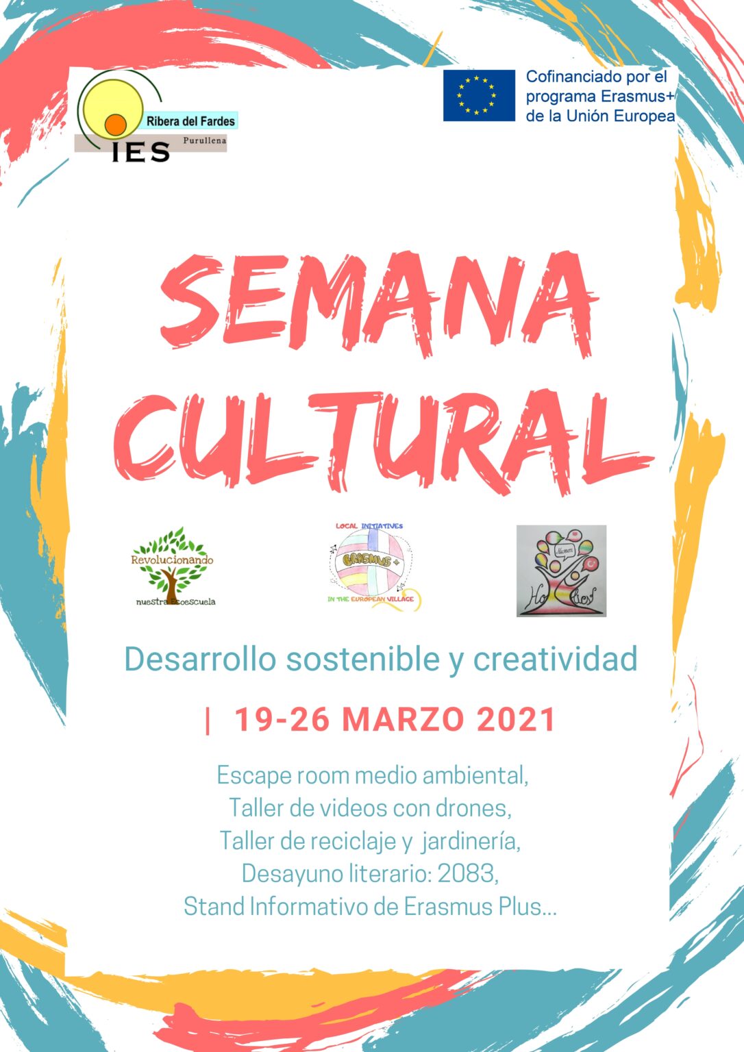 Cartel de las actividades Erasmus Plus – Semana Cultural 2021 - IES ...