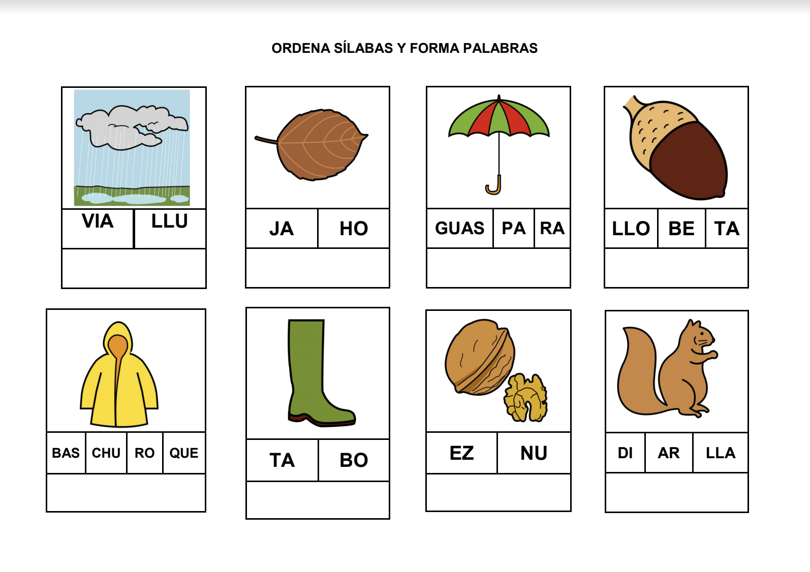Las estaciones – Otoño - PLC El Olivo