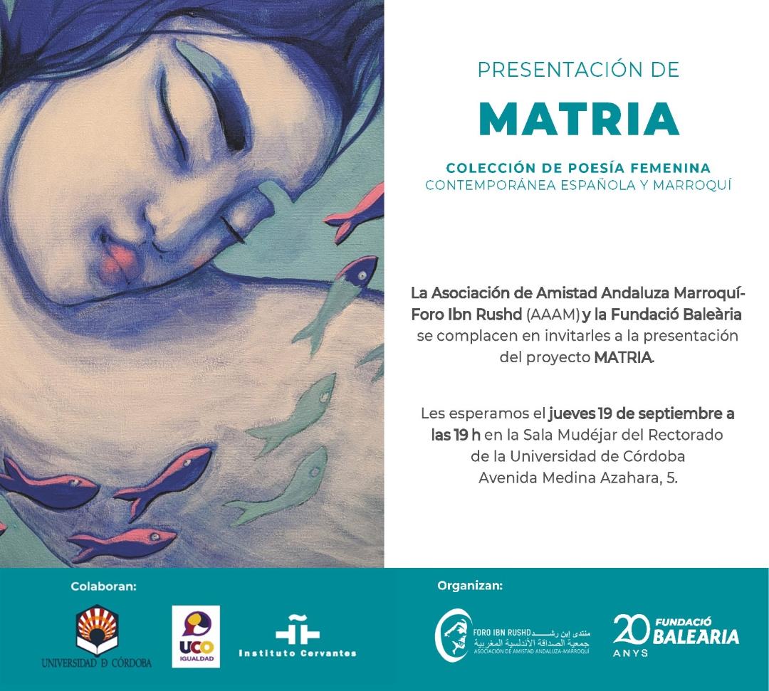 El proyecto ‘Matria’ llega a Córdoba con poesía femenina contemporánea ...