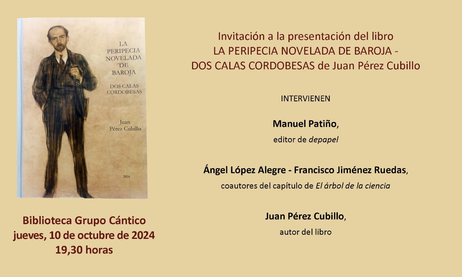 Presentación del libro «La peripecia novelada de Baroja: dos calas ...
