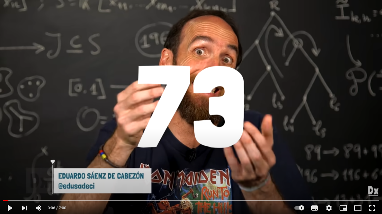 El número 73 es único (es el primo de Sheldon Cooper) – Vídeo de ...