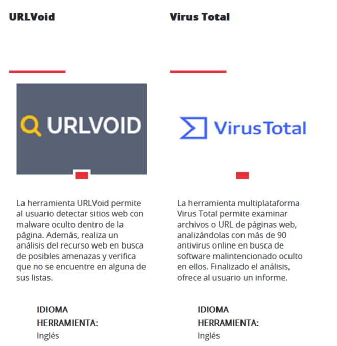 Antivirus online - Recursos digitales