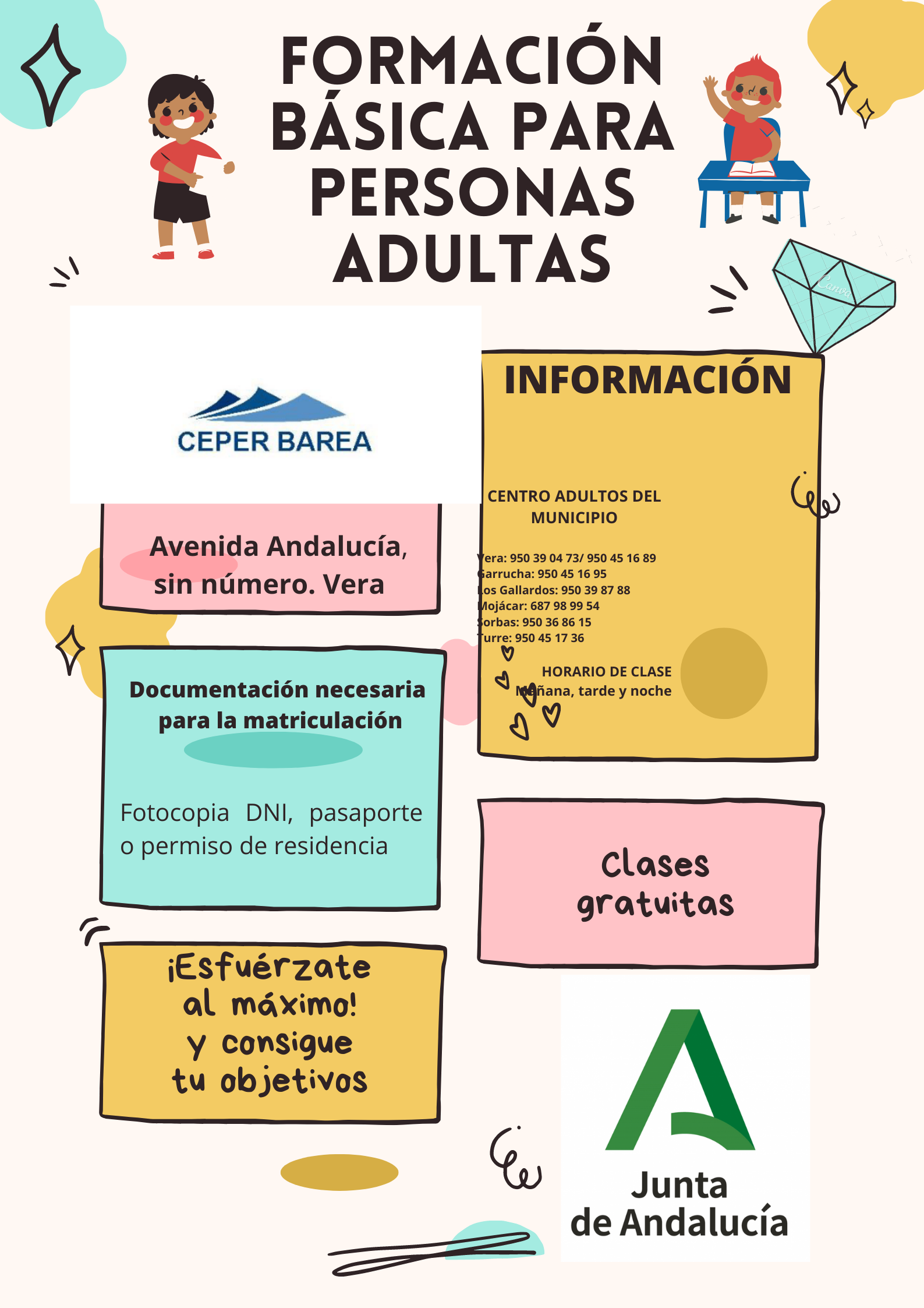 Formación Básica para personas adultas - C.E.PER Barea